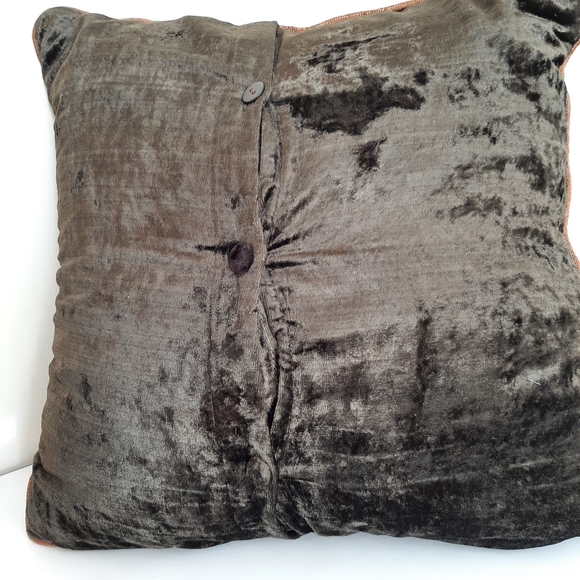 Chaps | Accents | Chaps Rare Velvet Decorative Pillow Deep Forest Green ...